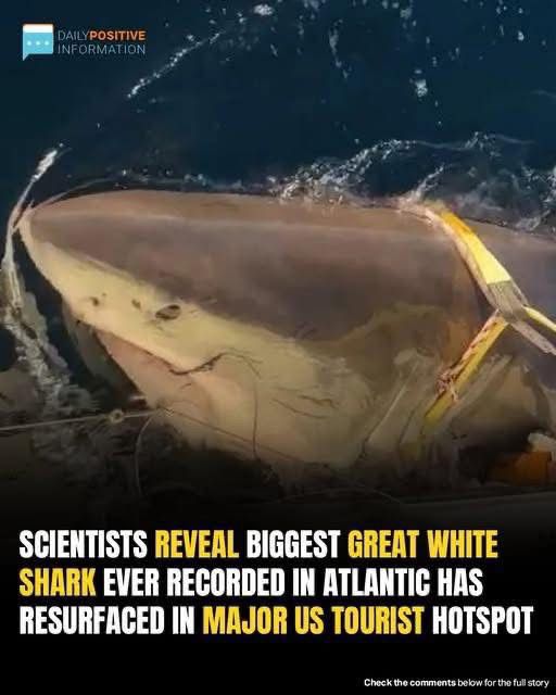 Massive Great White Shark Reemerges Off U.S. Coast — Tourists Warned As Record-breaker Surfaces ...